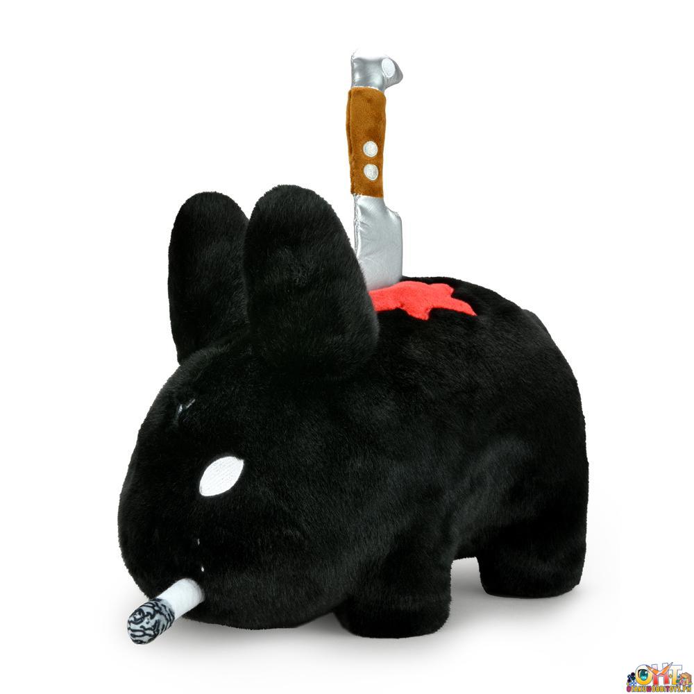kidrobot Backstab Smorkin Labbit 14" Plush by Frank Kozik - Black Edit ...