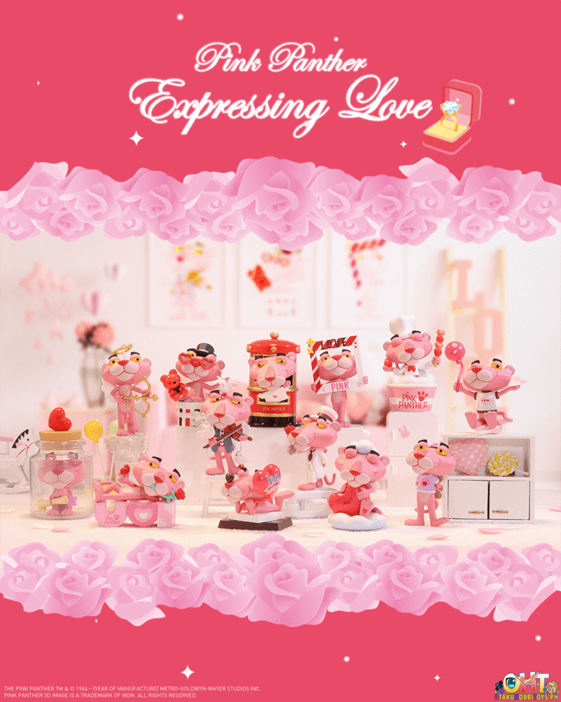 POP MART Pink Panther Expressing Love (Box of 12) – OtakuHobbiToys PH