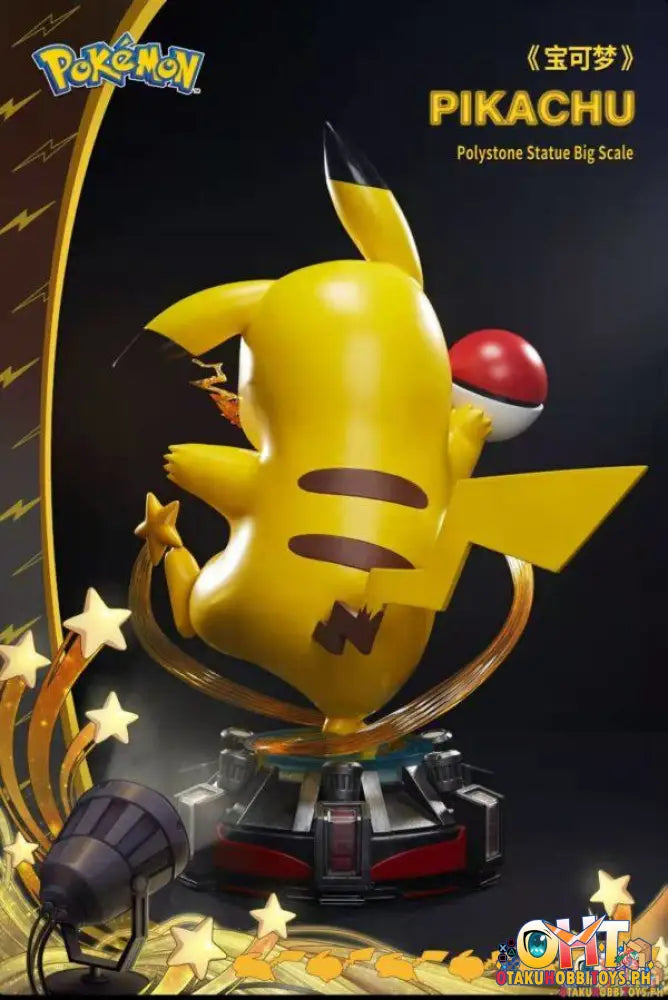 Unique Art Studio Pickachu Polystone Statue BIG SCALE - POKEMON ...